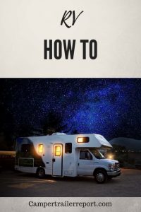 How to winterize RV without antifreeze?